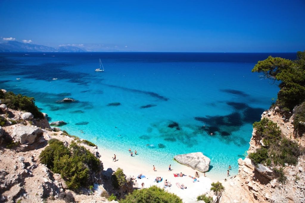 Sardinia Beach Map Sardinian Beaches